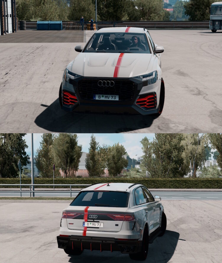 2024 Audi RSQ8 Mansory 1.3 1.53x | ETS2 mods