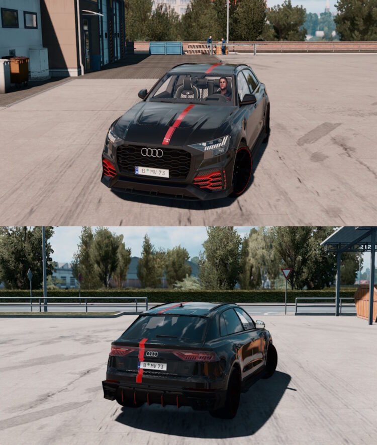 2024 Audi RSQ8 Mansory 1.3 1.53x | ETS2 mods