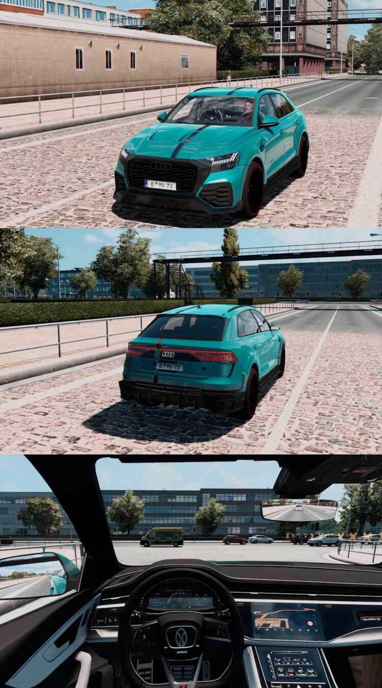 2024 Audi RSQ8 Mansory 1.3 1.53x | ETS2 mods