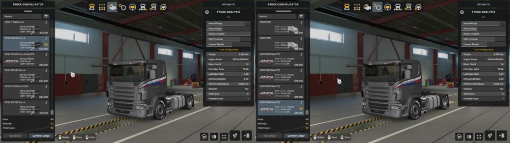 [Add-On] Max2712 Scania R520 V8 Sound To Scania PGR by JUseeTV v1.1 | ETS 2 mods