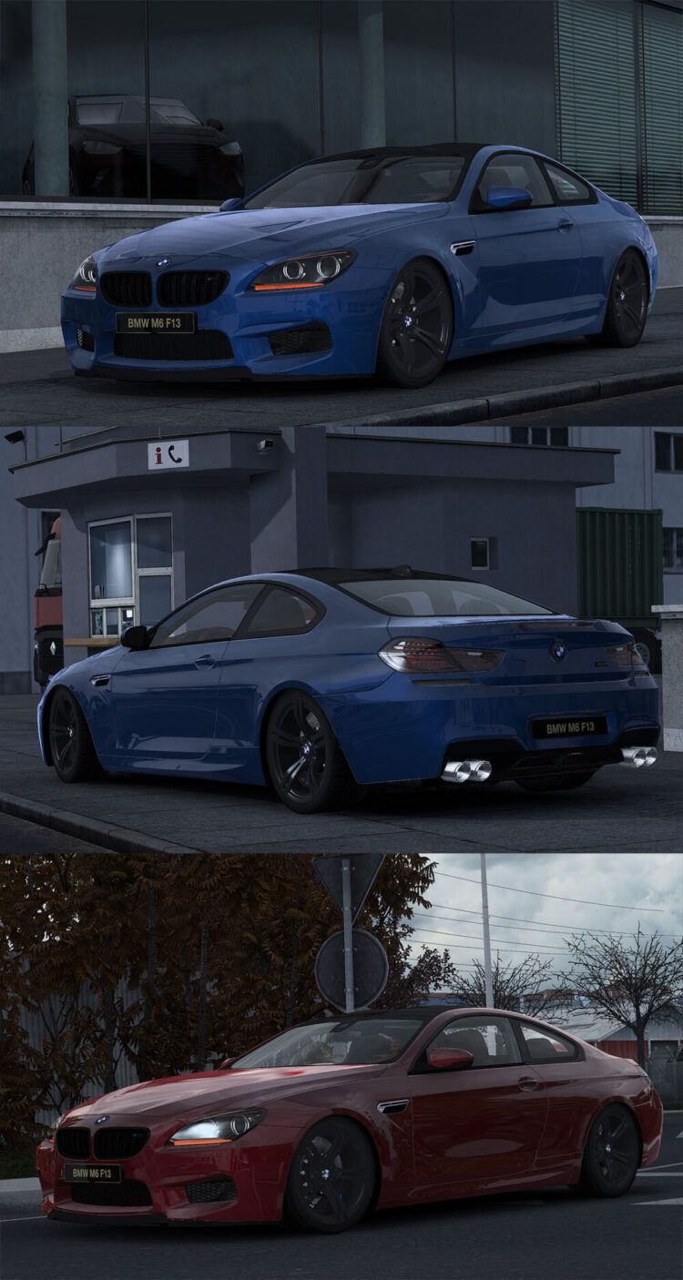 BMW M6 F13 V3.9 1.53 | ETS2 mods