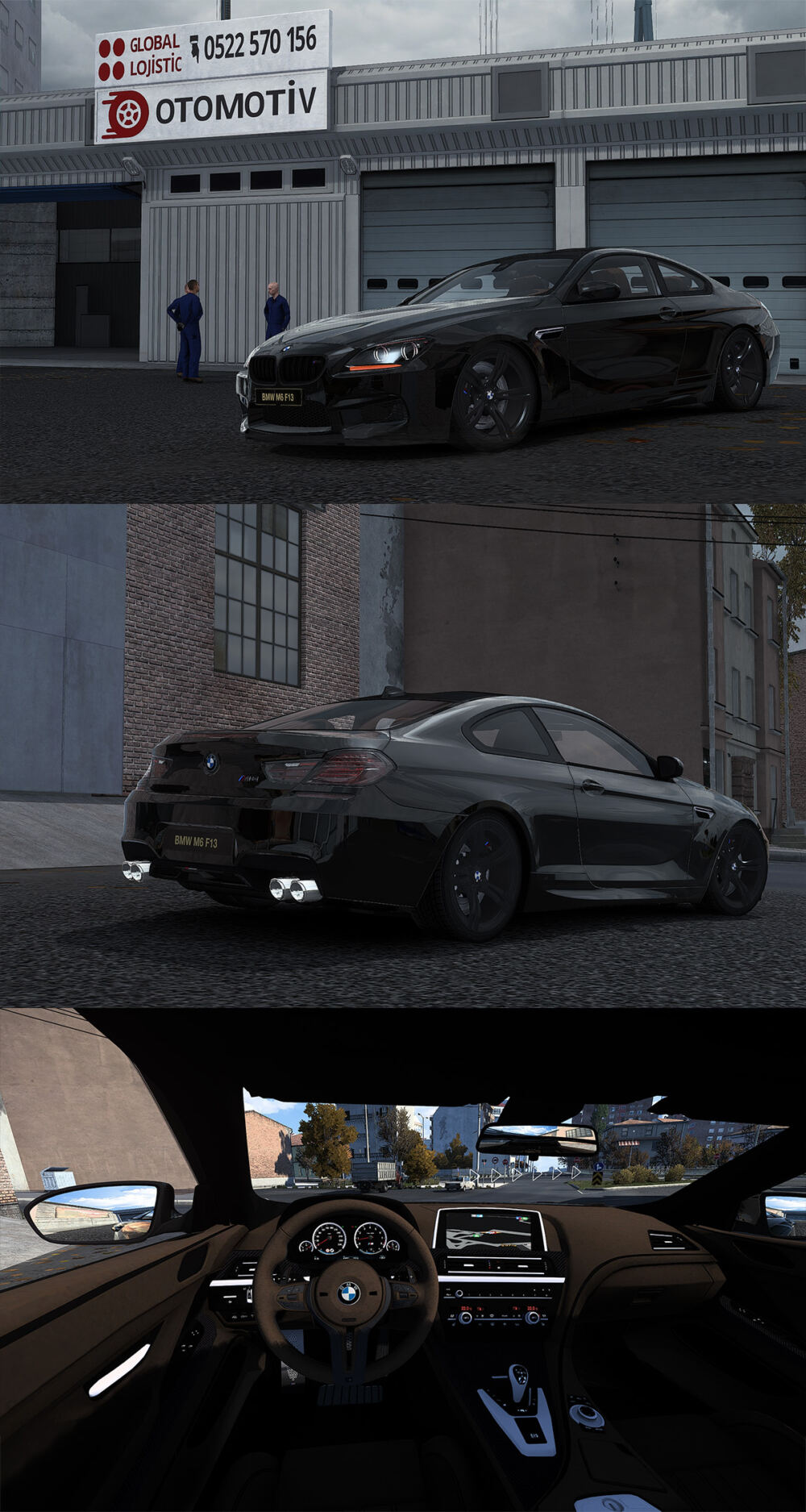 BMW M6 F13 V3.9 1.53 | ETS2 mods