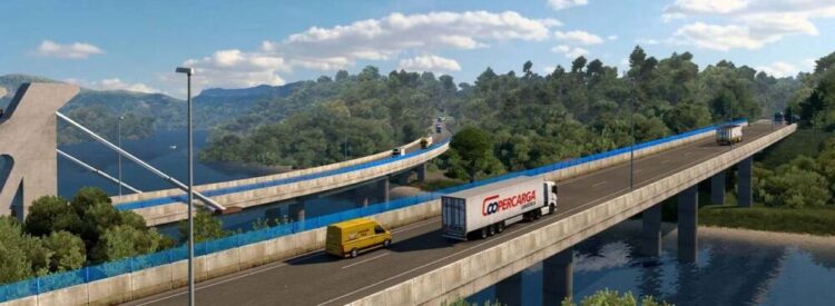 braZil map | ETS2 mods