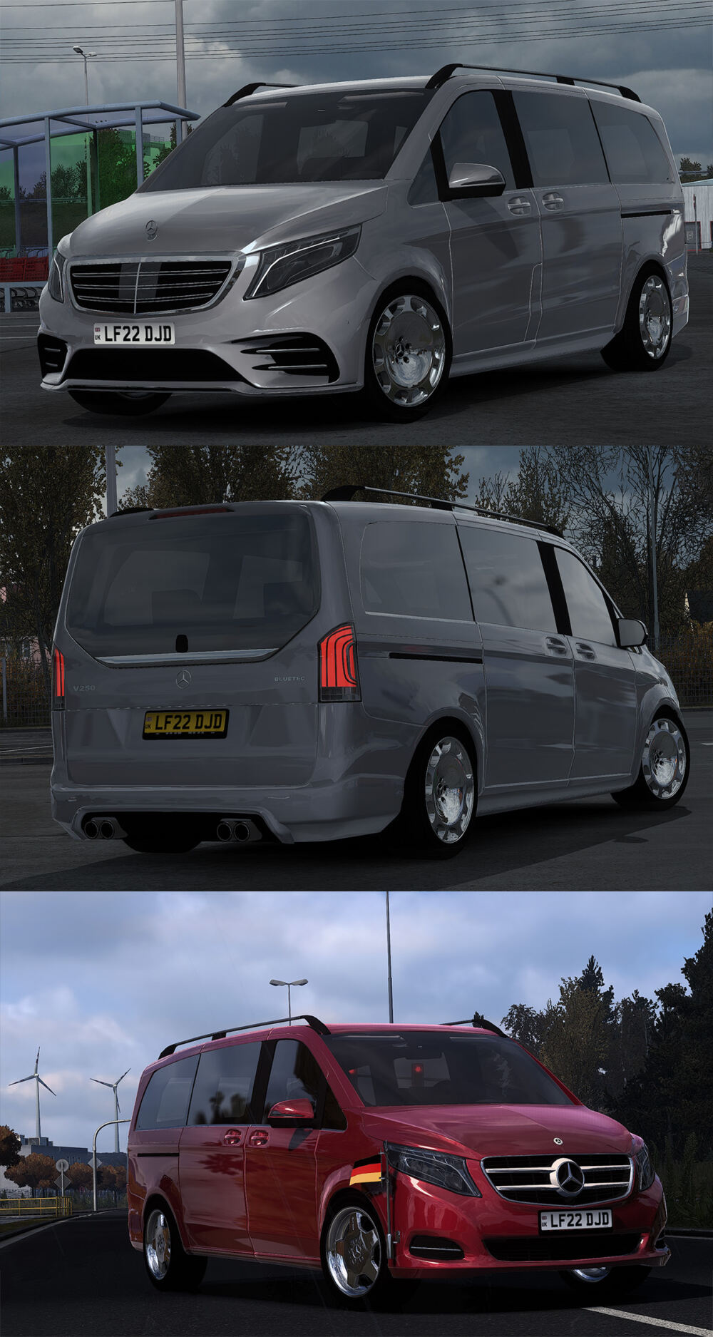 Mercedes-Benz W447 V-Class V4.6 1.53 | ETS 2 mods