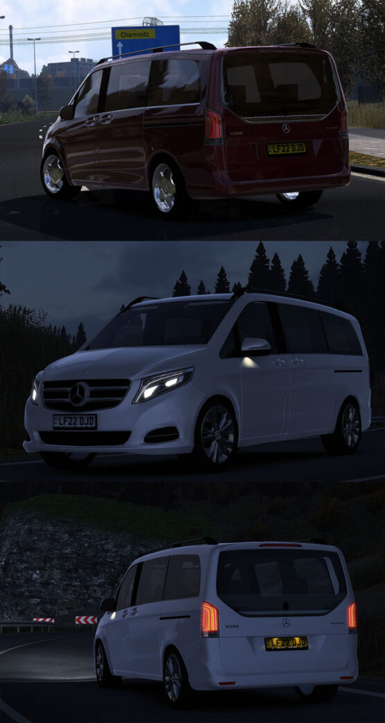 Mercedes-Benz W447 V-Class V4.6 1.53 | ETS2 mods