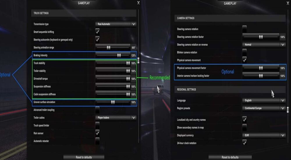 Realistic Truck Physics Mod v9.0.7 [1.52/1.53] | ETS 2 mods