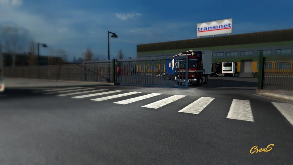 Animated gates in companies v4.8 [Schumi] [1.53] | ETS 2 mods