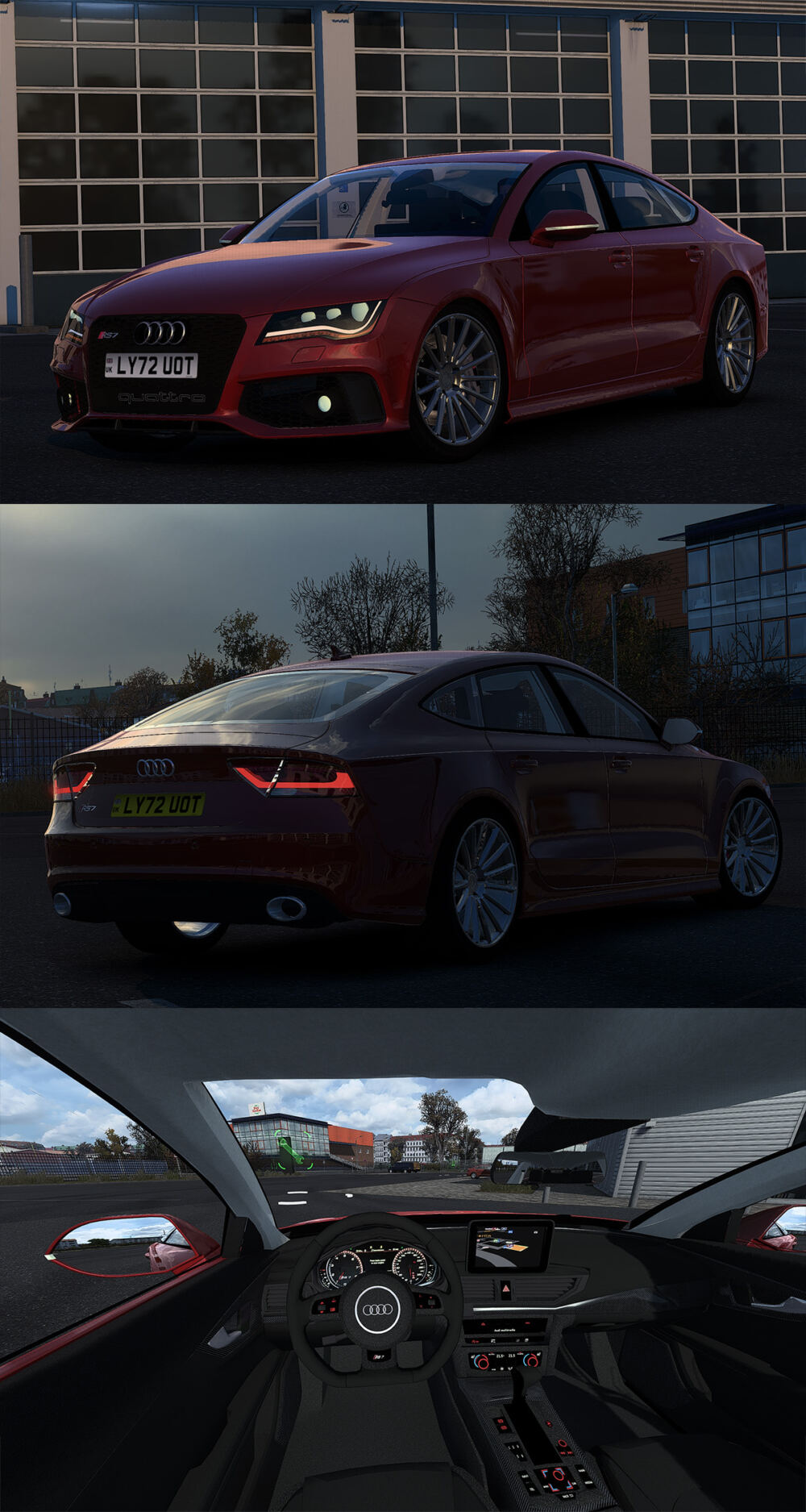 Audi RS7 Sportback 2013 4G8 V4.8 1.53 | ETS 2 mods