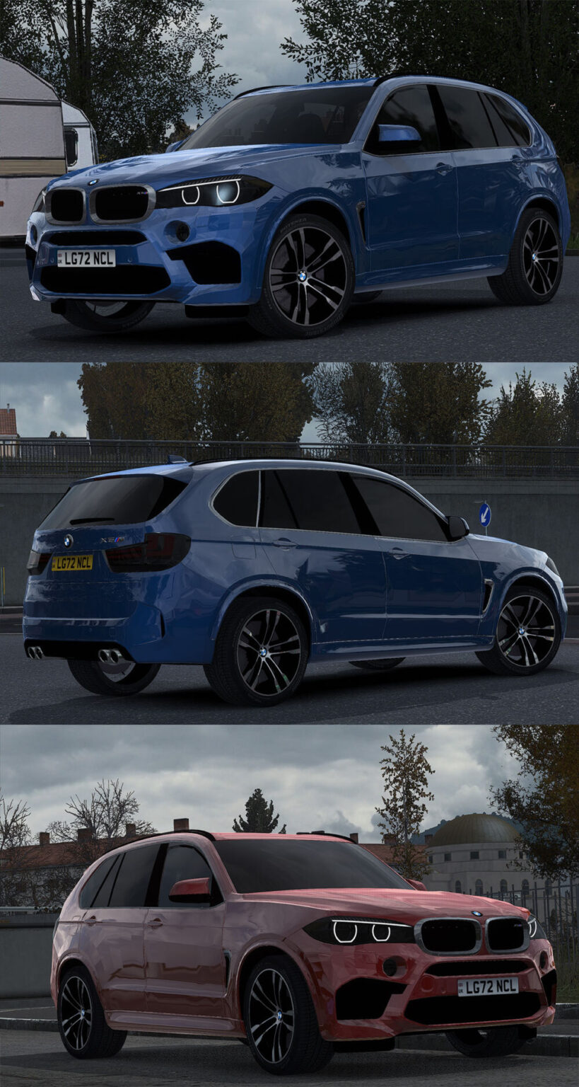 BMW X5M F85 V2.5 1.53 | ETS 2 mods