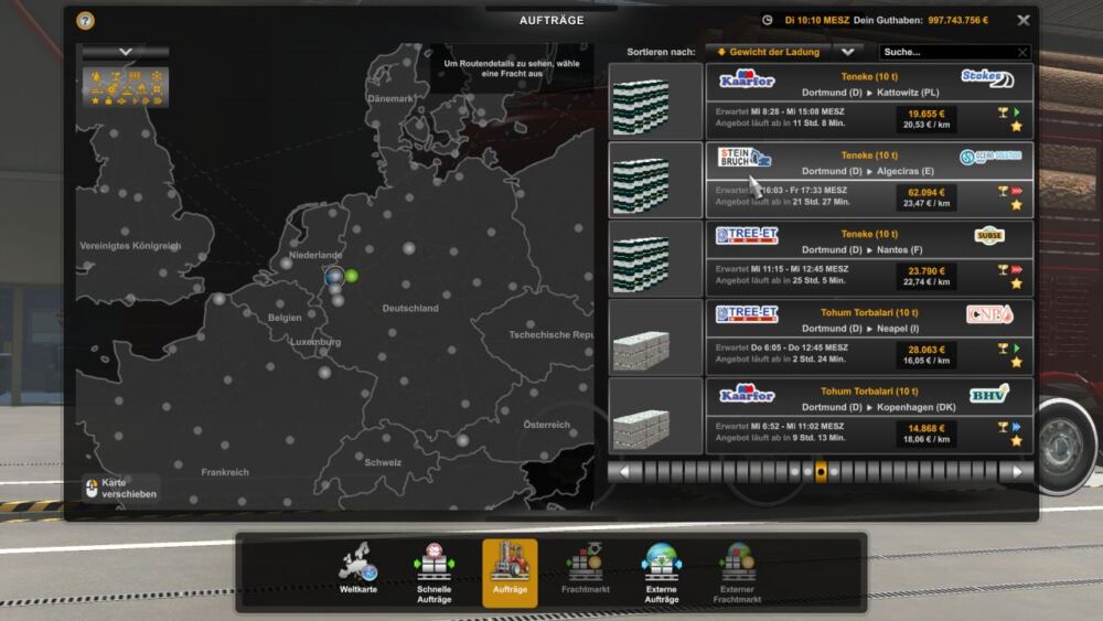 Cargo mod by Finion (for Trucks without Trailer: Transporter, Kirkayak ...