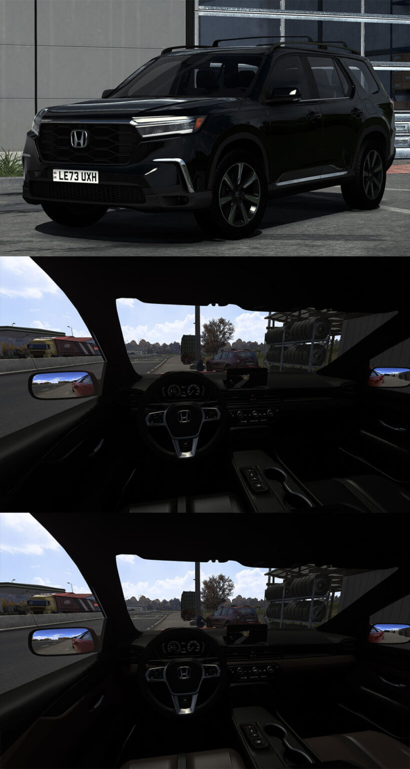 Honda Pilot YG2 2025 V1.0 1.53 | ETS 2 mods