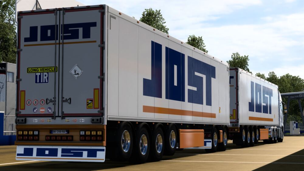 JOST SCS BOX TRAILER BY RODONITCHO MODS 1.0 1.53 01 12 2024 | ETS 2 mods
