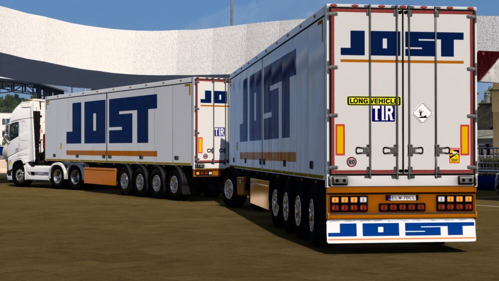 JOST SCS BOX TRAILER BY RODONITCHO MODS 1.0 1.53 01 12 2024 | ETS 2 mods