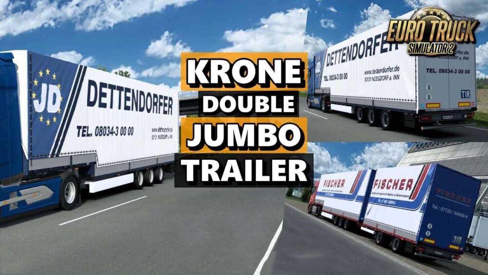 Krone SD27 Jumbo Trailer v6.0 [1.53] | ETS 2 mods