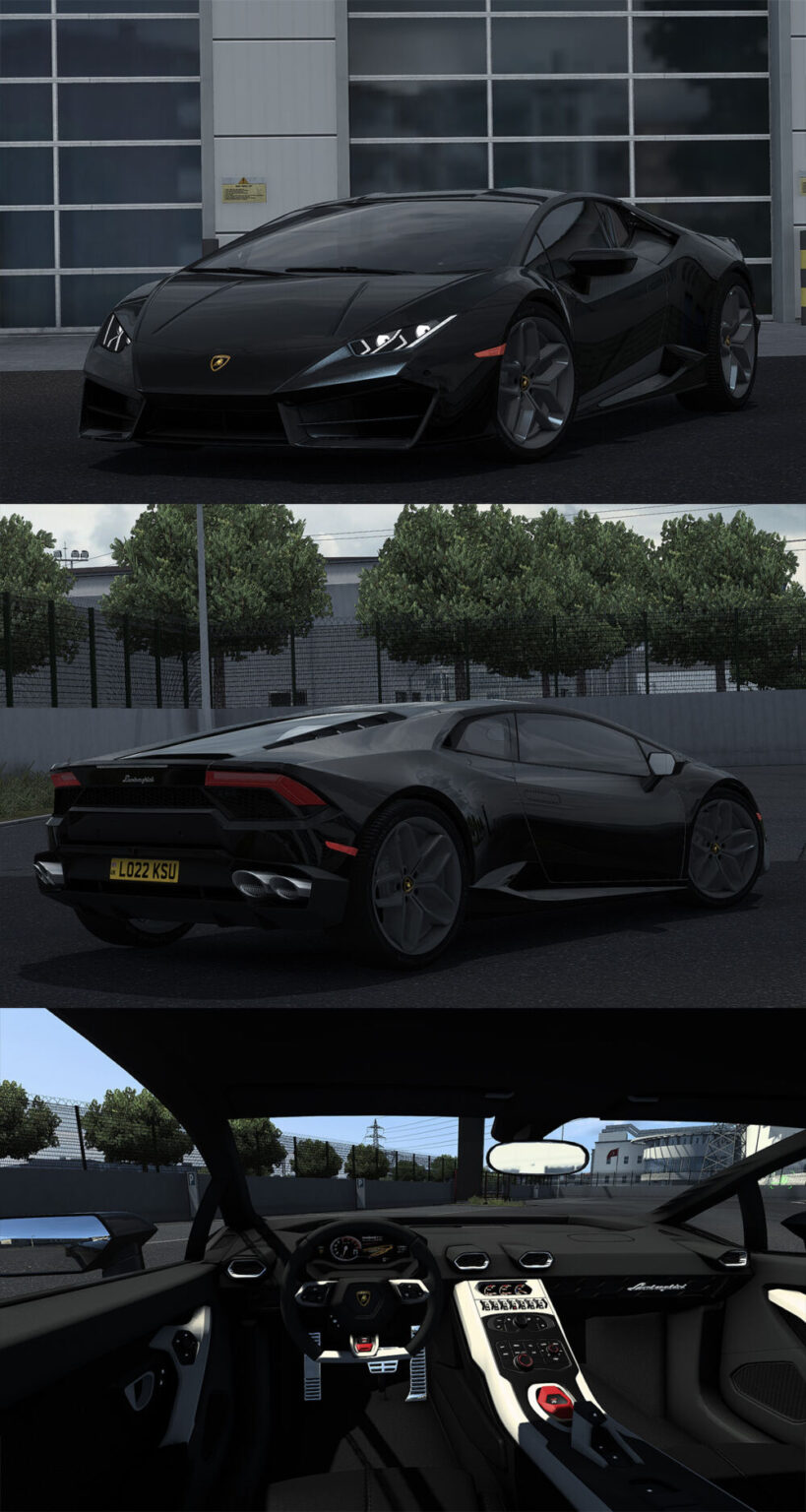 Lamborghini Huracan LP 580-2 2017 V2.2 1.53 | ETS 2 mods