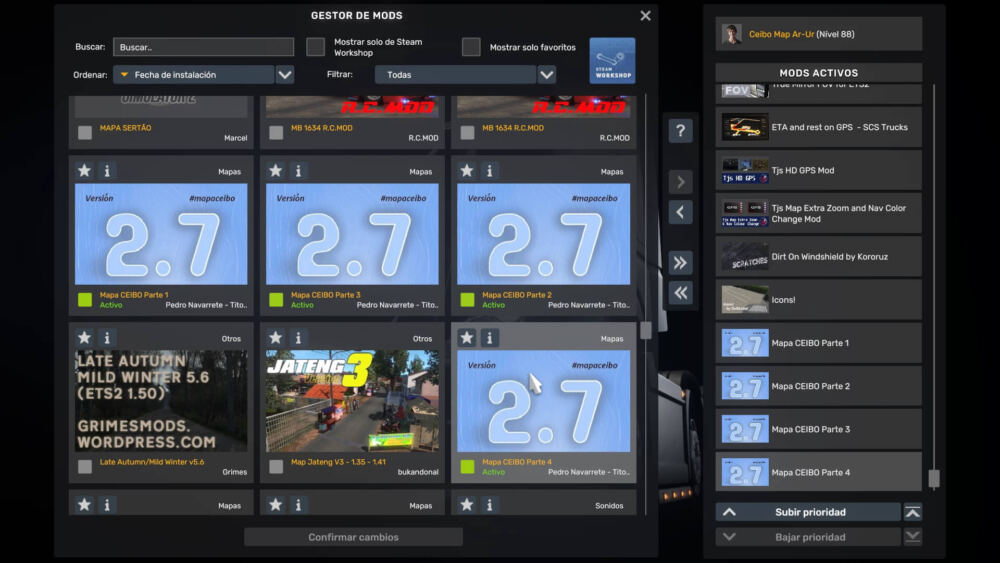 Mapa Ceibo v2.7 [1.53] | ETS2 mods