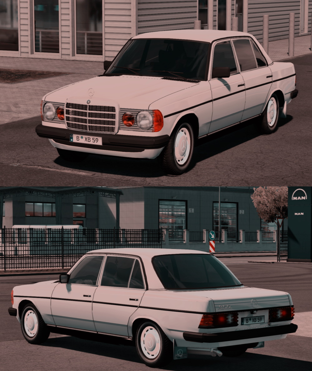 Mercedes-Benz 280E W123 1983 1.1 1.52-1.53 | ETS2 mods