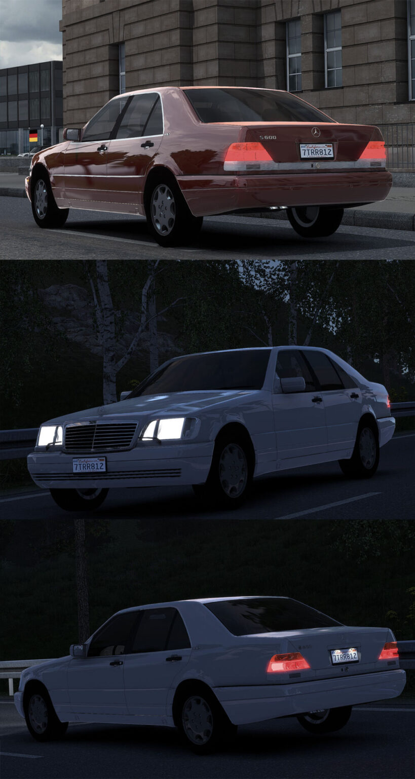 Mercedes-Benz W140 S-Class S600 V1.7 1.53 | ETS 2 mods