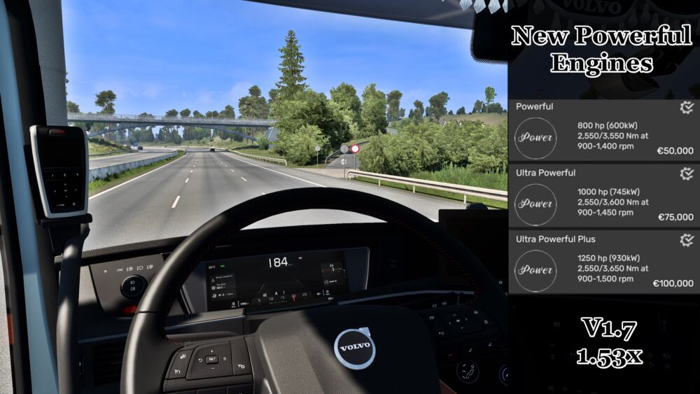 powerful engines | ETS2 mods