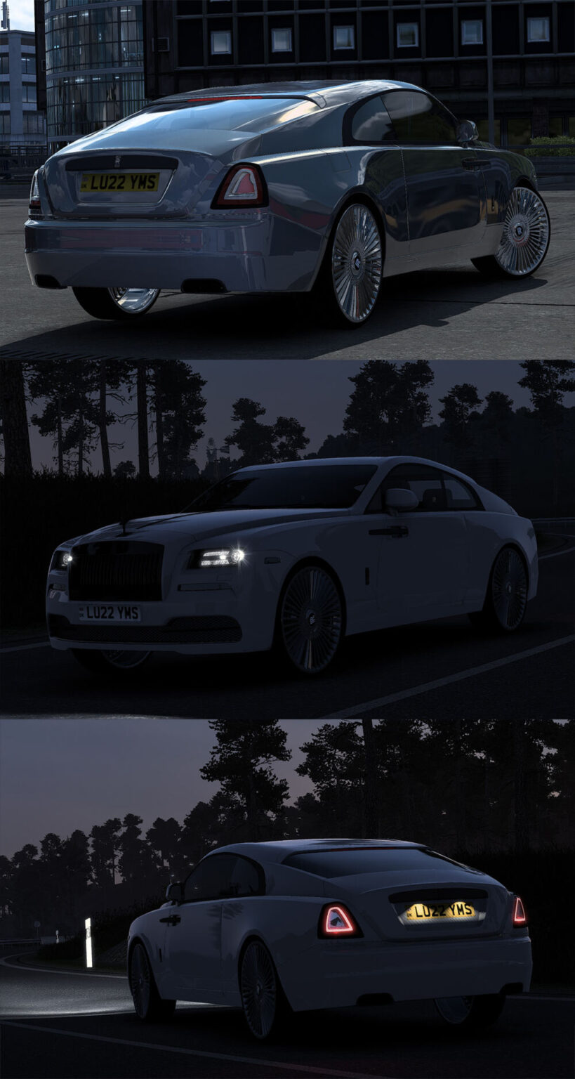 Rolls-Royce Wraith 2016 V1.7 1.53 | ETS2 mods
