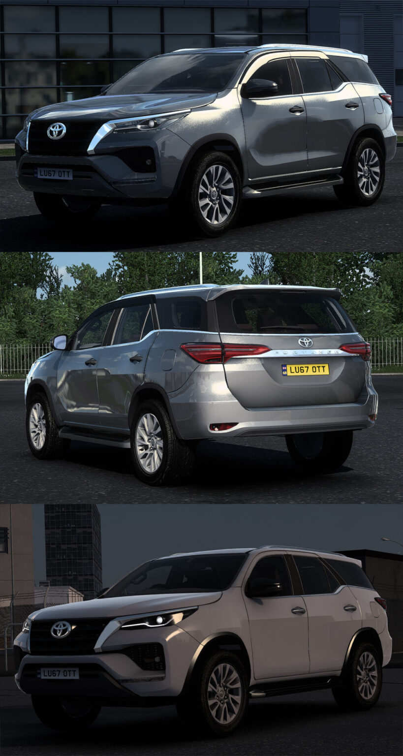 Toyota Fortuner AN160 V1.6 1.53 | ETS2 mods
