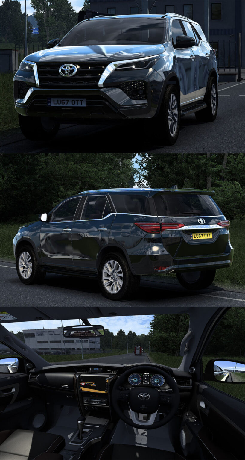 Toyota Fortuner AN160 V1.6 1.53 | ETS2 mods