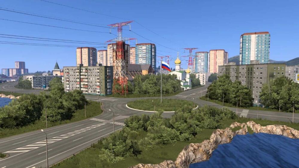 RUSSIAN MAP | ETS2 mods