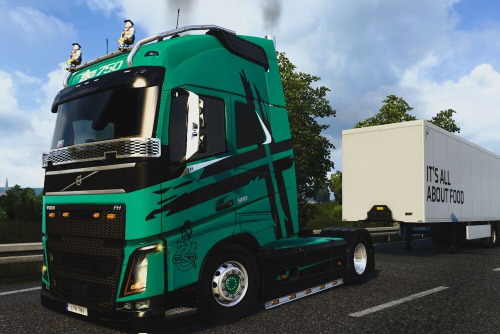 Volvo 2012 FH 4k skin | ETS2 mods