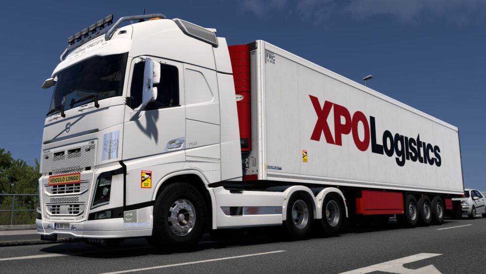 XPO LOGISTICS KRONE COOL LINER BY RODONITCHO MODS 1.0 1.53 02 12 2024 ...