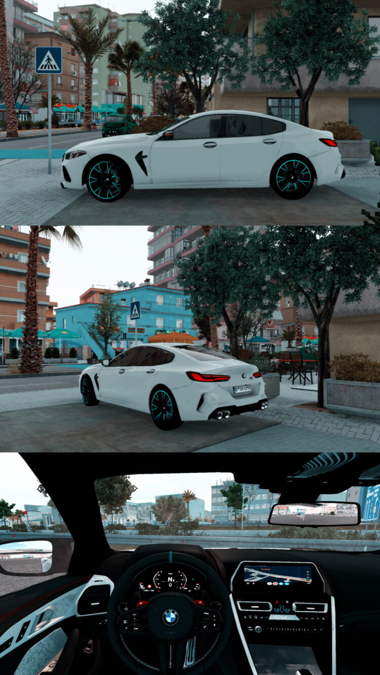 2022 BMW M8 Competition G16 3.0 1.53x | ETS2 mods