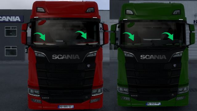 LED Window Eyes – Arab Edition v1.1 | ETS 2 mods