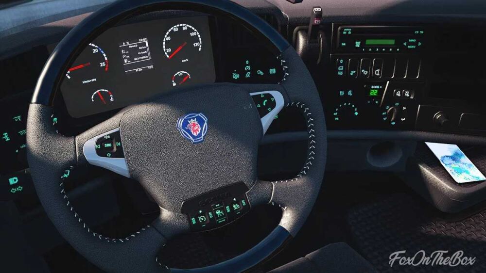 RJL Scania Realistic Dashboard Computer v1.53 | ETS 2 mods