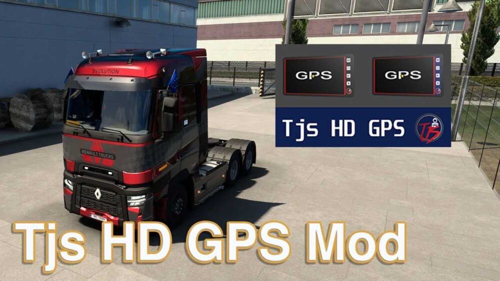 Tjs HD GPS Mod v1.53.2 | ETS2 mods