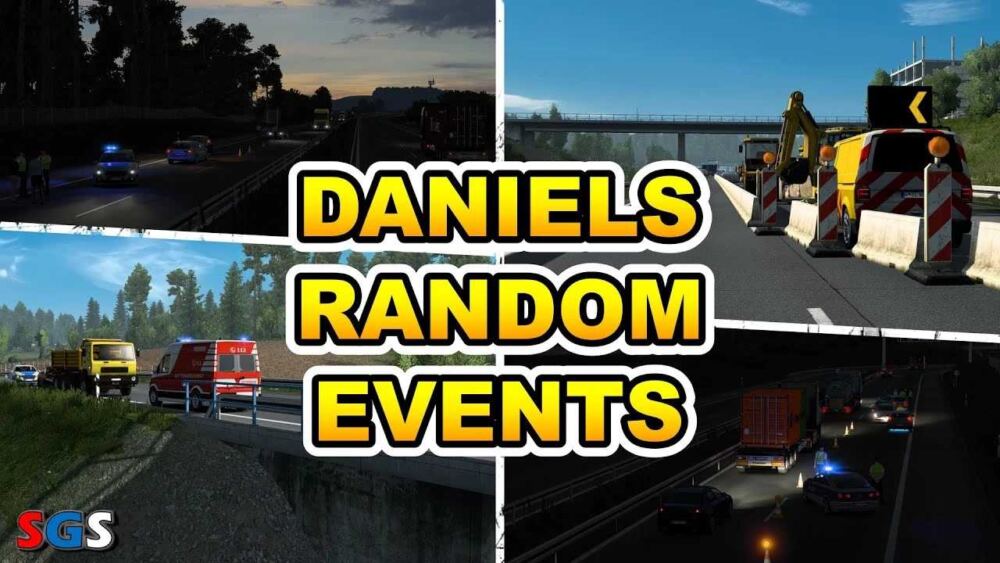 Daniels Random Events V1.53 | ETS 2 mods