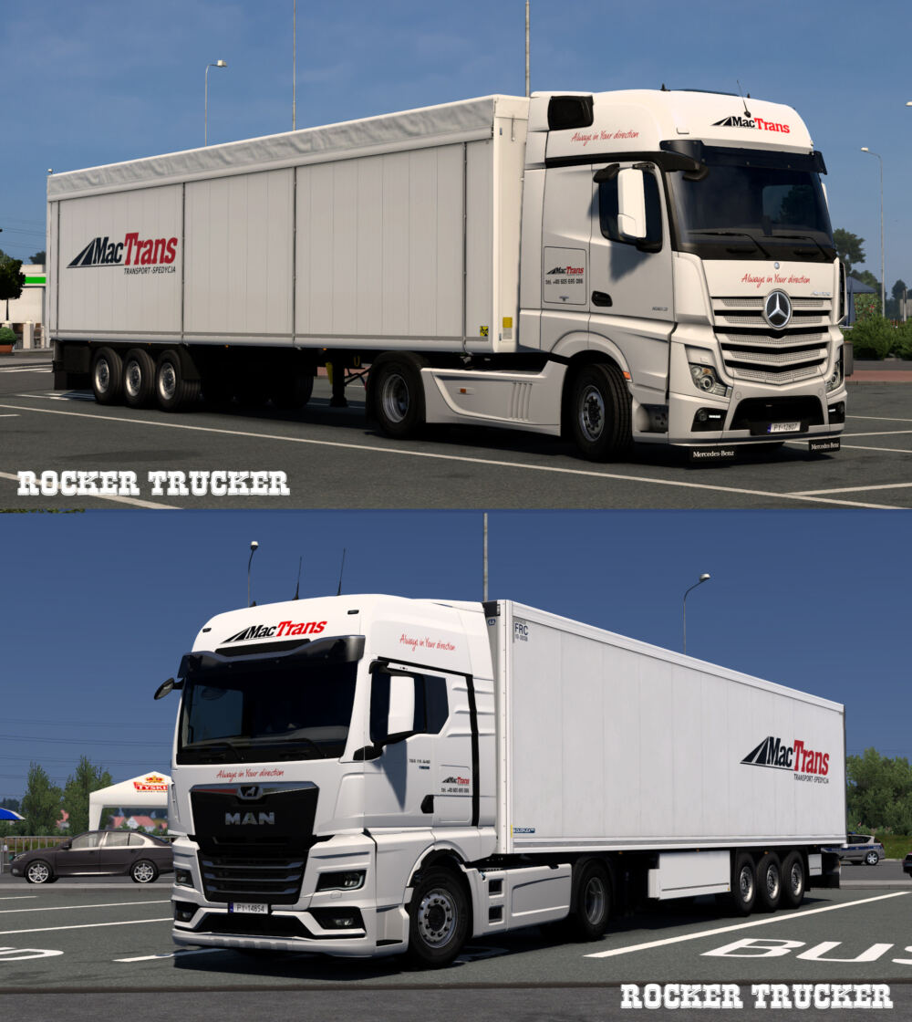 mercedes mp4 skin | ETS2 mods