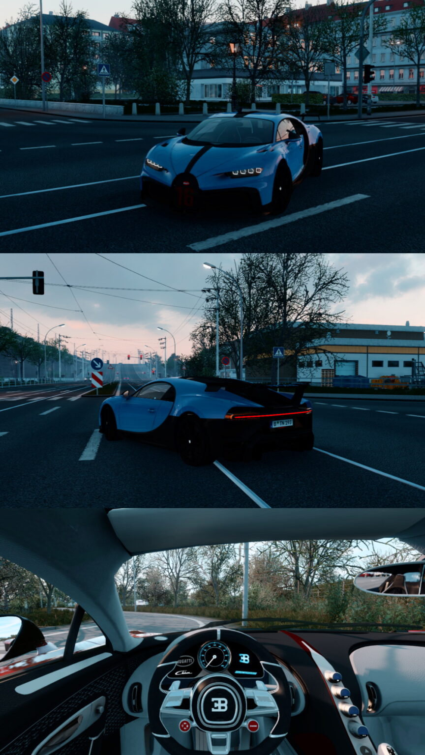 Bugatti Chiron 2021 2.6 1.54x | ETS 2 mods