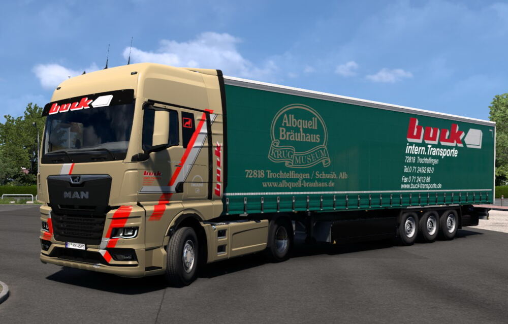Combo Skin Buck Transporte | ETS 2 mods