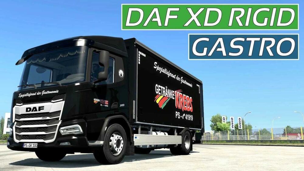DAF XD Rigid/Gastro v1.11 | ETS 2 mods