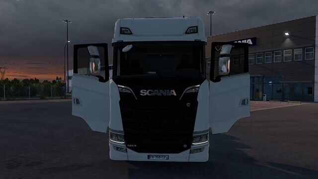 Scania Door Opener Mod V1.0 1.54 | ETS 2 mods