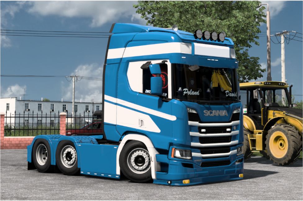 Skins Scania R 2016 Blue | ETS2 mods