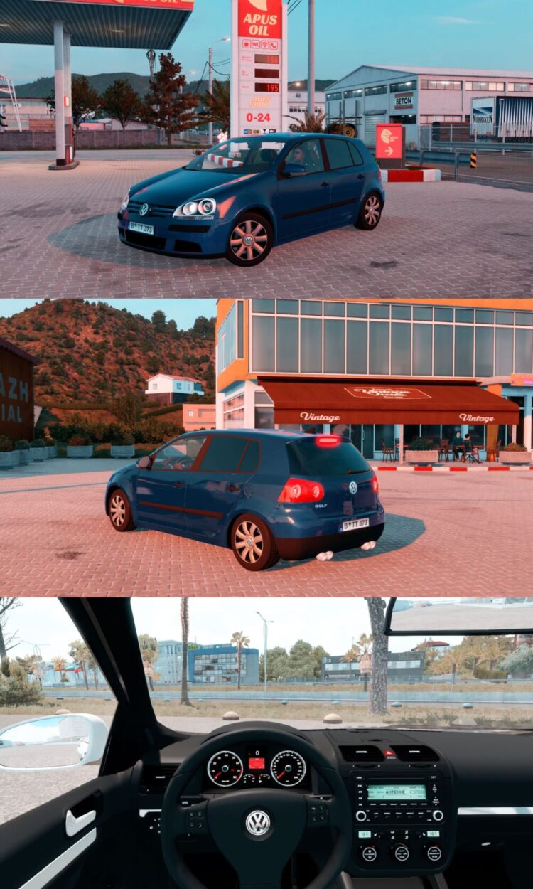 2008 Volkswagen Golf 5 TDI 2.6 1.54x | ETS 2 mods