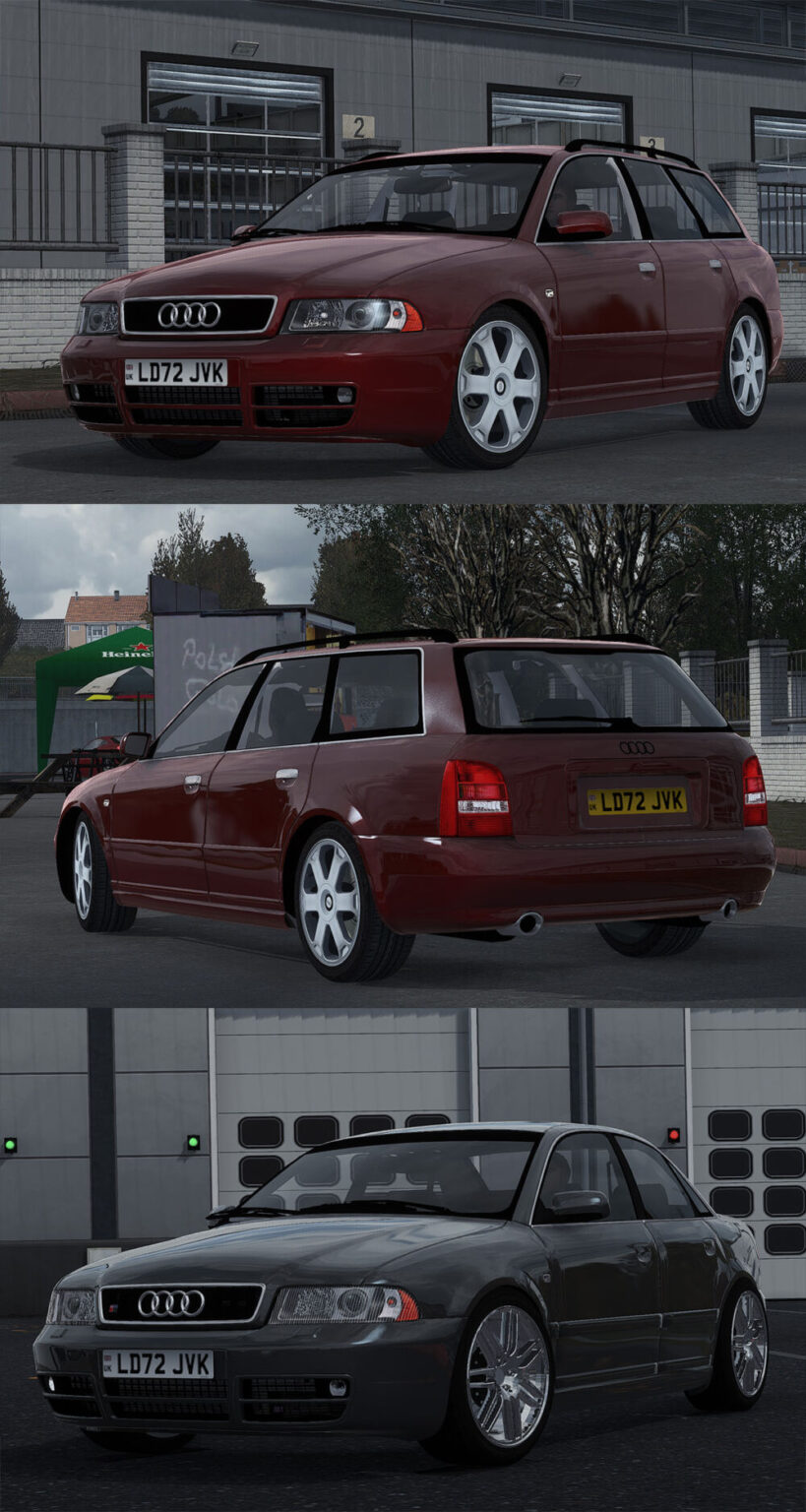 Audi S4 B5 V3.0 1.54 | ETS 2 mods