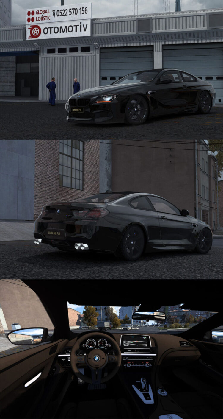 BMW M6 F13 V4.0 1.54 | ETS 2 mods