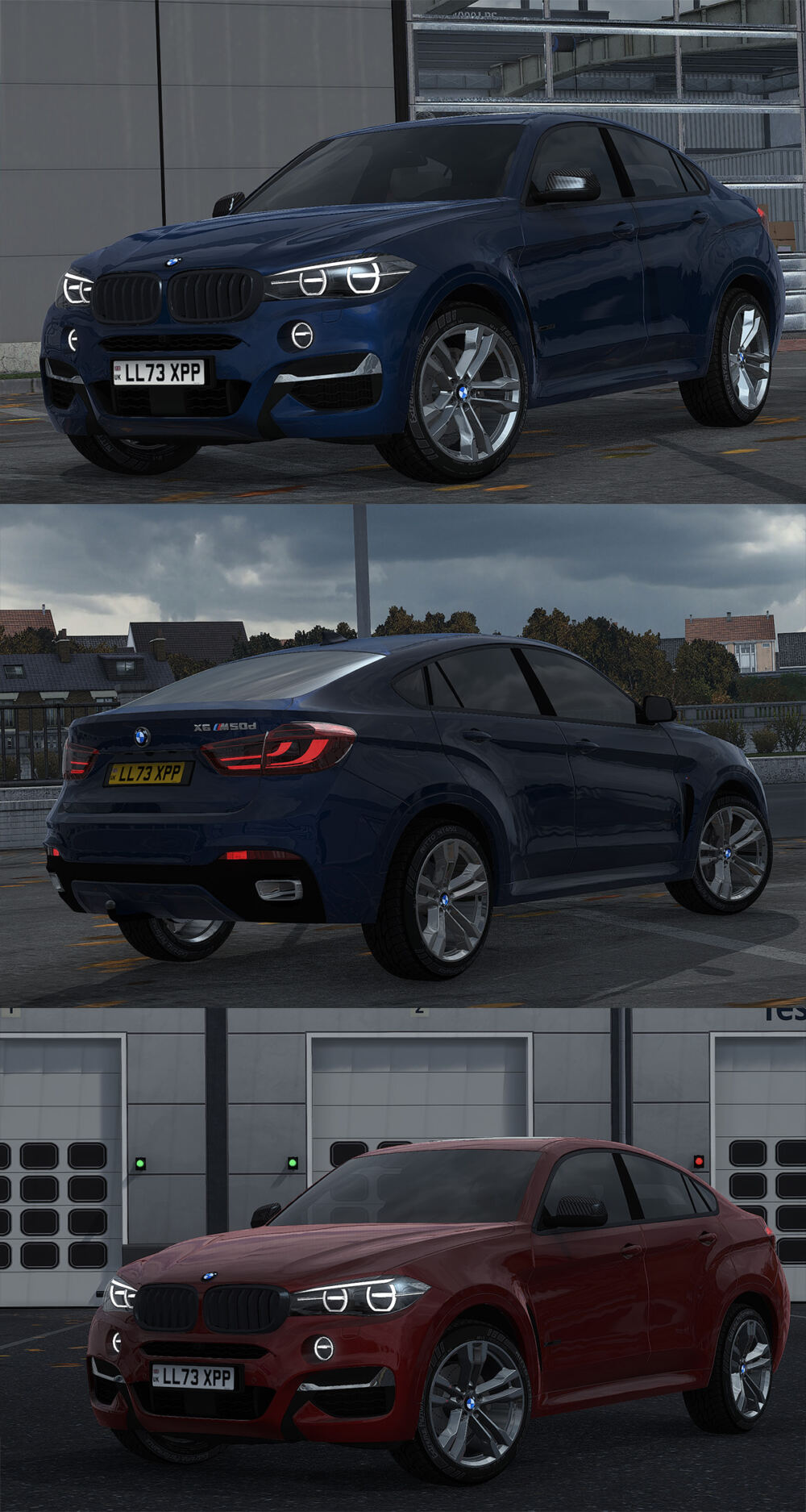 BMW X6 M50d F16 V3.1 1.54 | ETS 2 mods