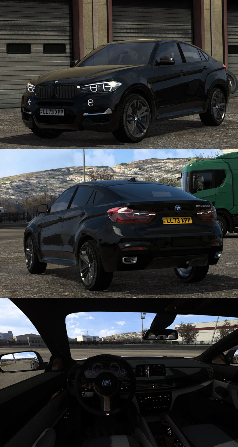 BMW X6 M50d F16 V3.1 1.54 | ETS 2 mods