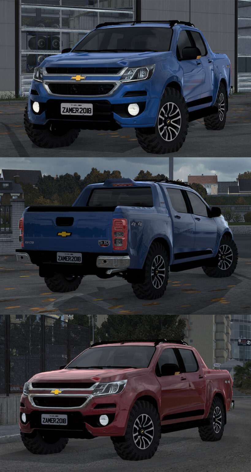 Chevrolet S10 High Country 2017 V6.1 1.54 | ETS 2 mods