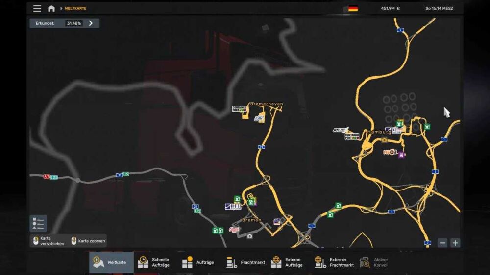 DE City Defintions for SCS Map/Promods v4.5 | ETS 2 mods