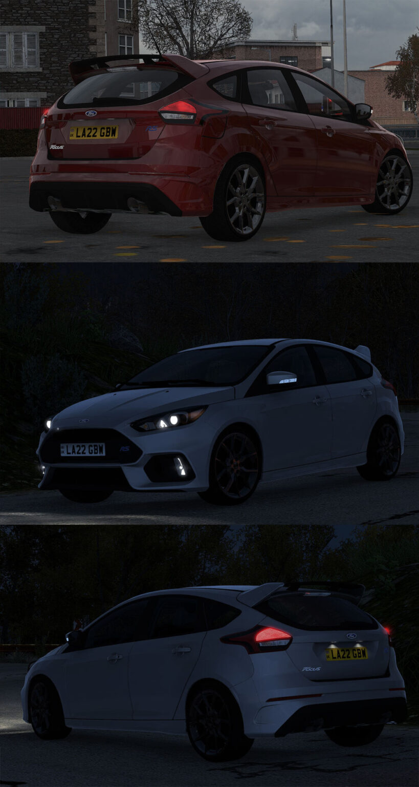 Ford Focus RS Mk3 2017 V2.9 1.54 | ETS 2 mods