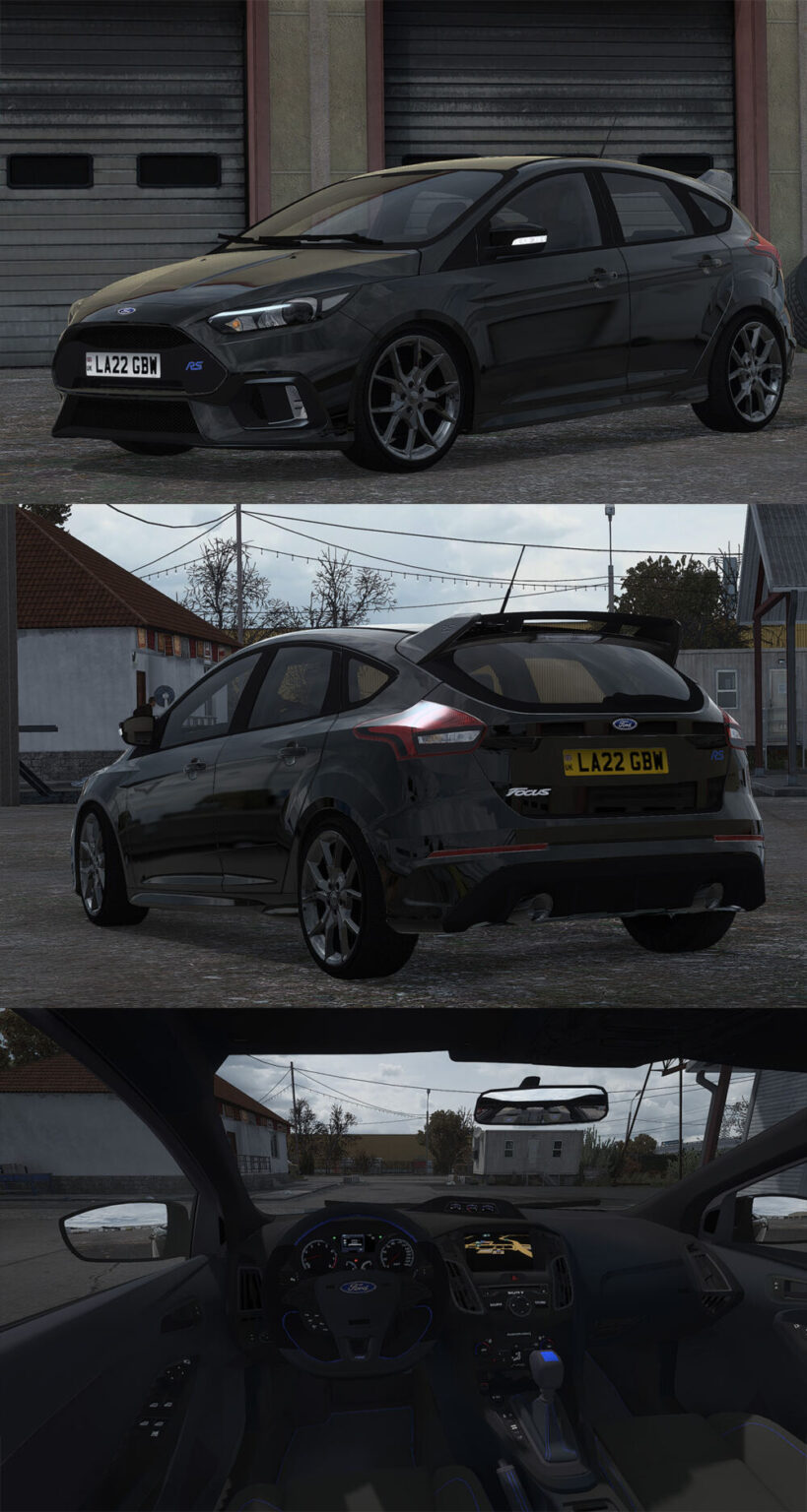 Ford Focus RS Mk3 2017 V2.9 1.54 | ETS 2 mods