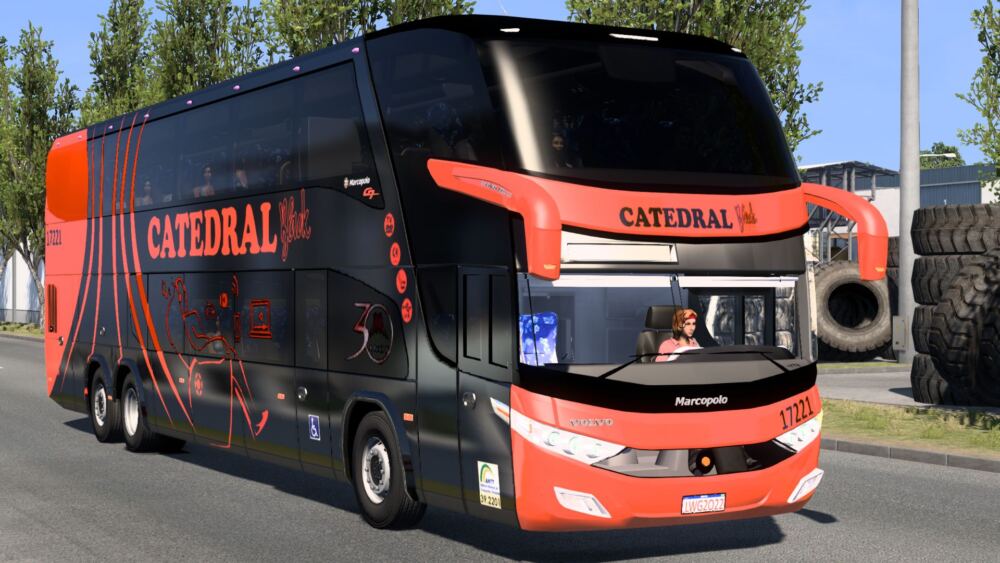 Marcopolo Paradiso G7 1800 DD Volvo v1.54 | ETS 2 mods